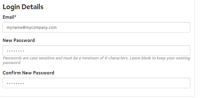 Update Log In Details – Companies Made Simple - Help Centre